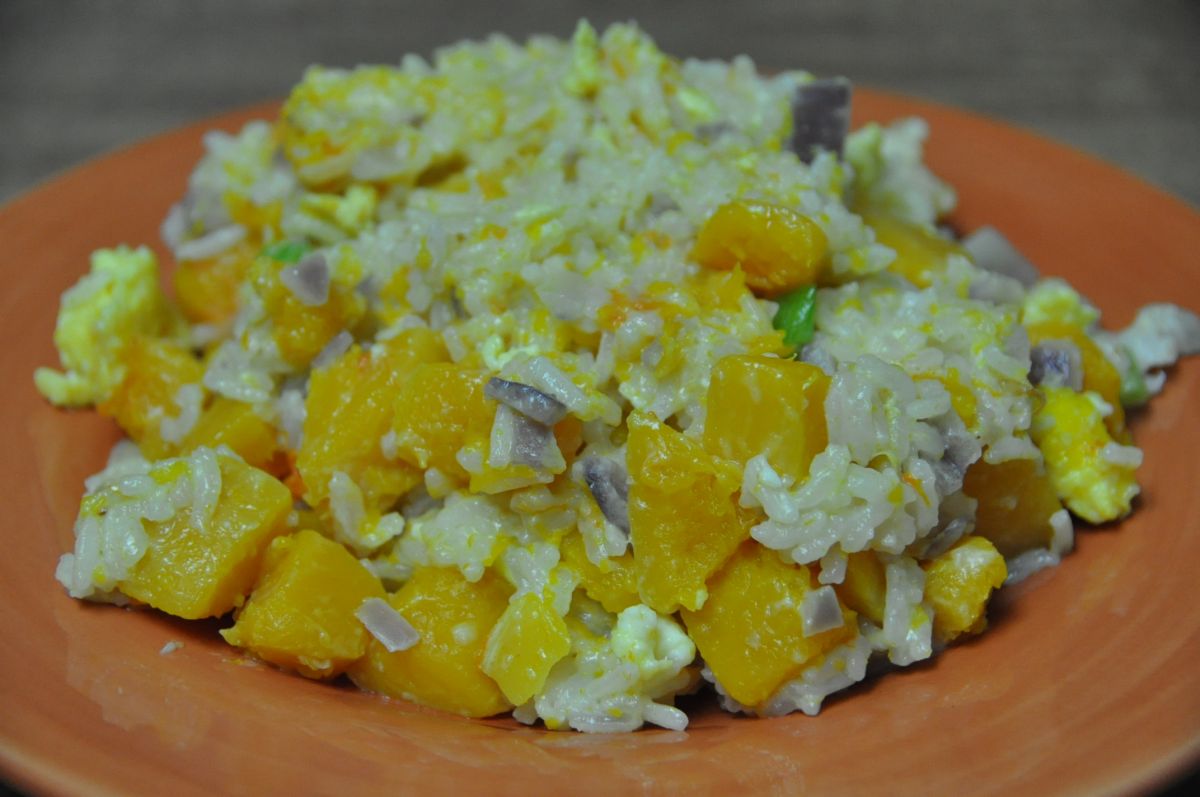 Coconut Squash Rice | Tangled Up In Food