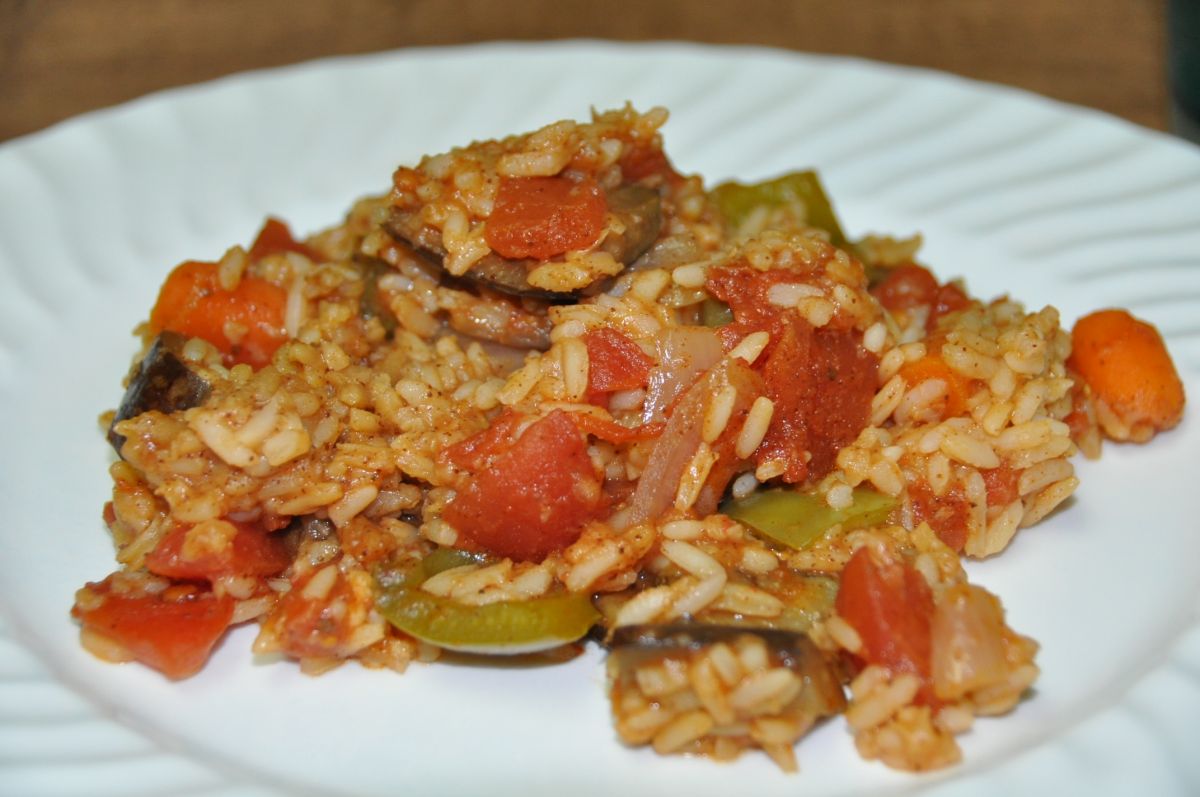 Vegetable Jollof Rice | Tangled Up In Food