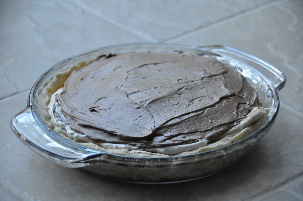 Chocolate Layer Pie | Tangled Up In Food