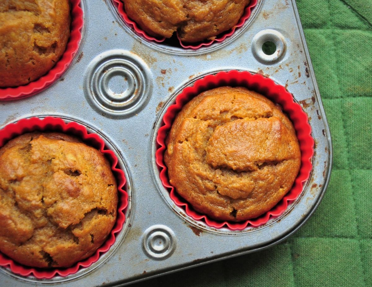 Extra-moist Pumpkin Muffins | Tangled Up In Food