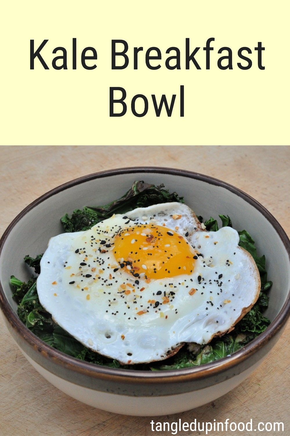 Kale Breakfast Bowl | Tangled Up In Food